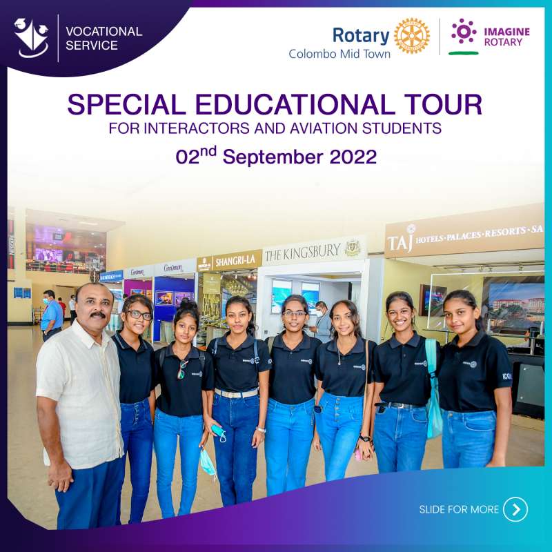 The Rotary Club of Colombo Mid Town organized an Education Tour to the ...